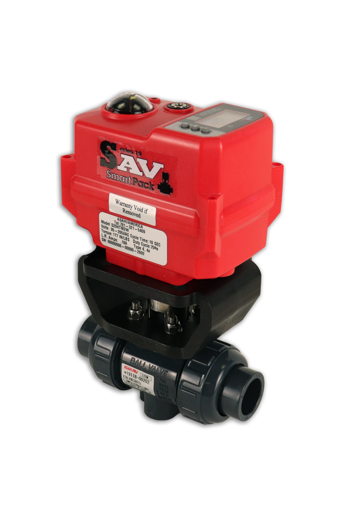 Series 19 Smart SAV Modulating Failsafe Electric Actuator - Ball Valve ...